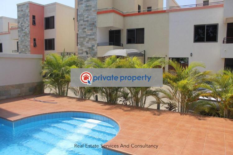 3 bedroom Townhouse For Rent Roman Ridge Accra (PID: 9PAART) | Private ...